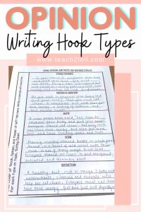 How to teach Opinion Writing to 3rd, 4th and 5th Graders Effectively