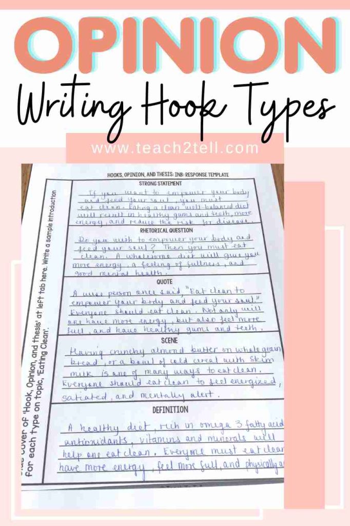 How to teach Opinion Writing to 3rd, 4th and 5th Graders Effectively