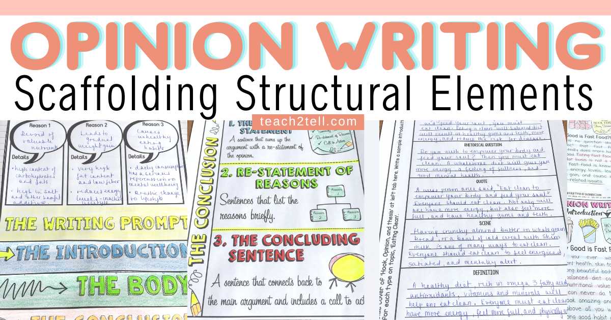 How to teach Opinion Writing to 3rd, 4th and 5th Graders Effectively