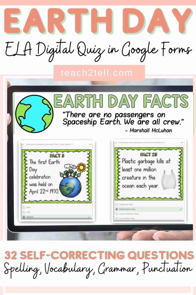 Free ELA Test Prep with Earth Day Fun Facts - Classroom Freebies