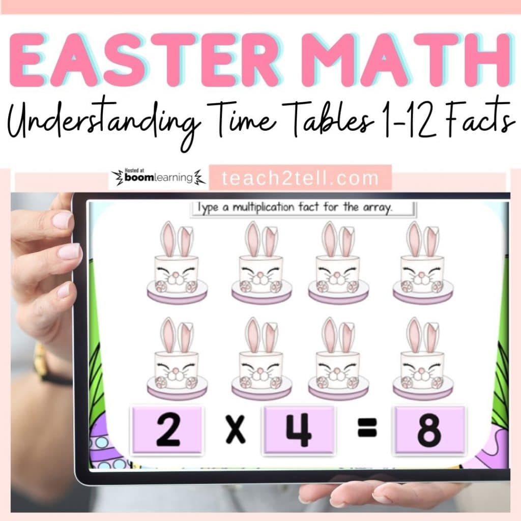 Easter Multiplication - Printables and Digital Teaching Resources by ...