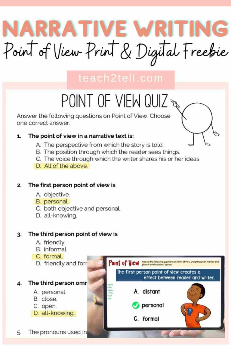 Narrative Point of View 1st, 2nd and 3rd Person: Proven Techniques That ...