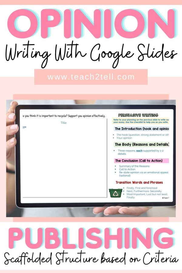 One Digital Fun Way To Teach Opinion Writing