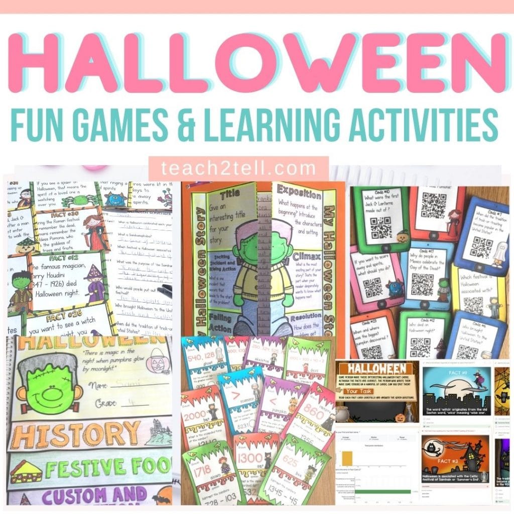 Halloween Games - Printables and Digital Teaching Resources by Teach2Tell