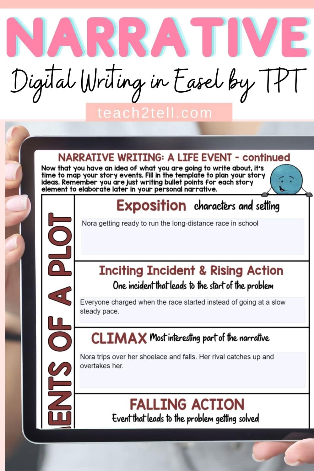Digital Narrative Writing Easy With Easel By TpT