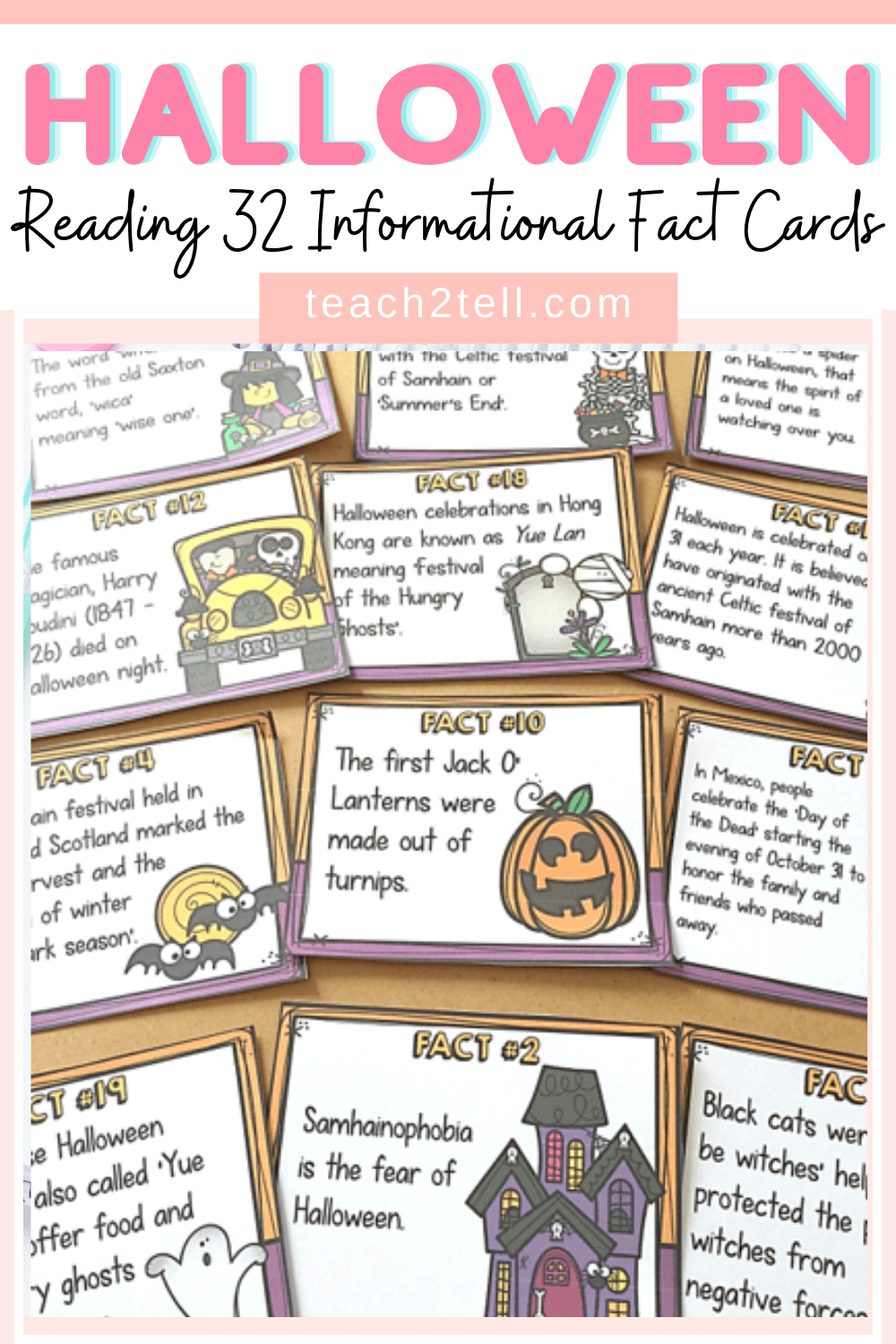 Reading Comprehension Halloween Spooky Informative Informational Text