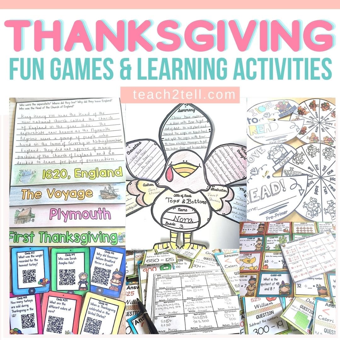 Featured - Printables and Digital Teaching Resources by Teach2Tell