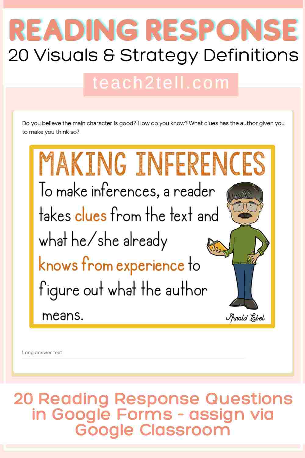 Reading Response Activities for Fiction Books: 20 Digital Questions ...