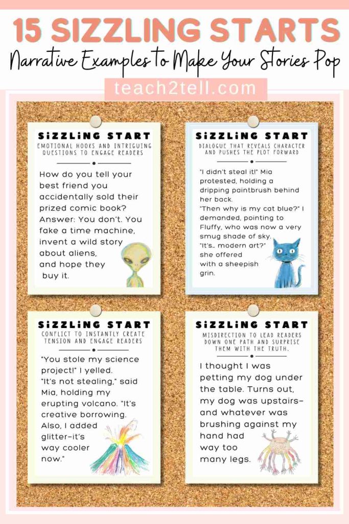 Sizzling Starts Narrative Examples: 15 Strong Leads