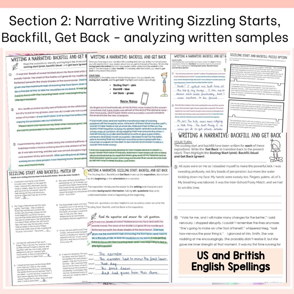 Sizzling Starts Leads Narrative Writing