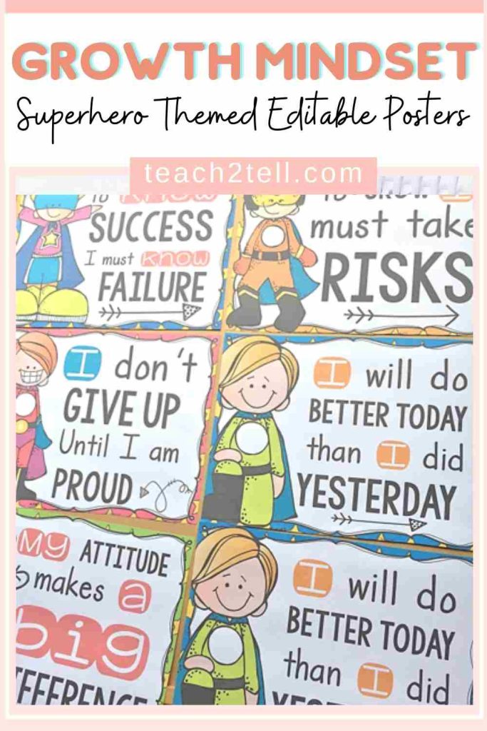 Growth Mindset Quotes For Kids 21 Free Posters For Activities