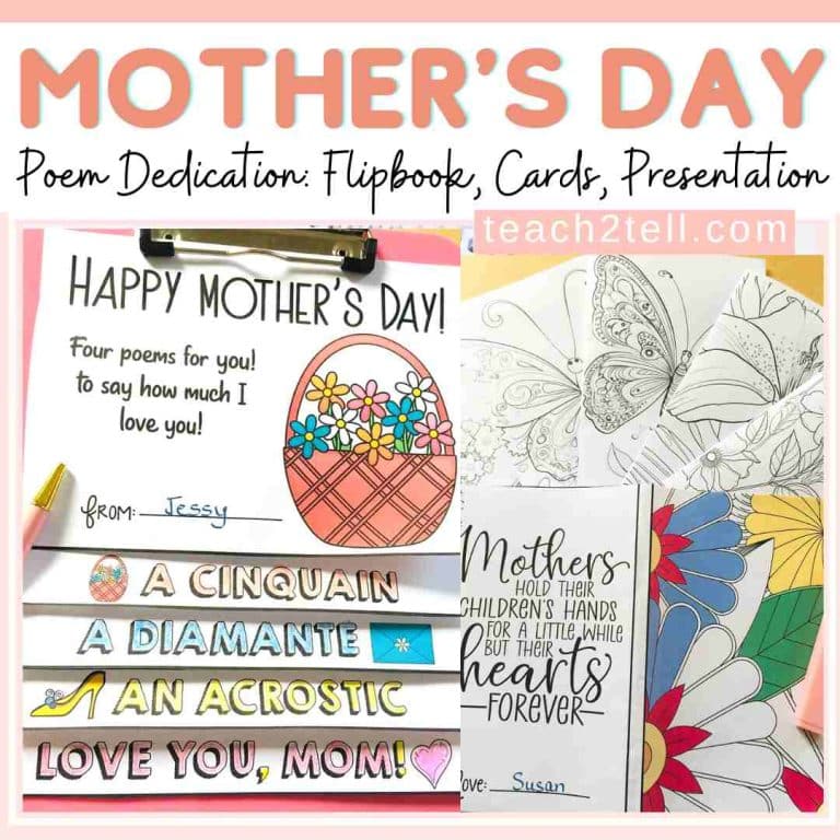 Fun Mothers Day Poetry Writing Activities Mothers Day Cards