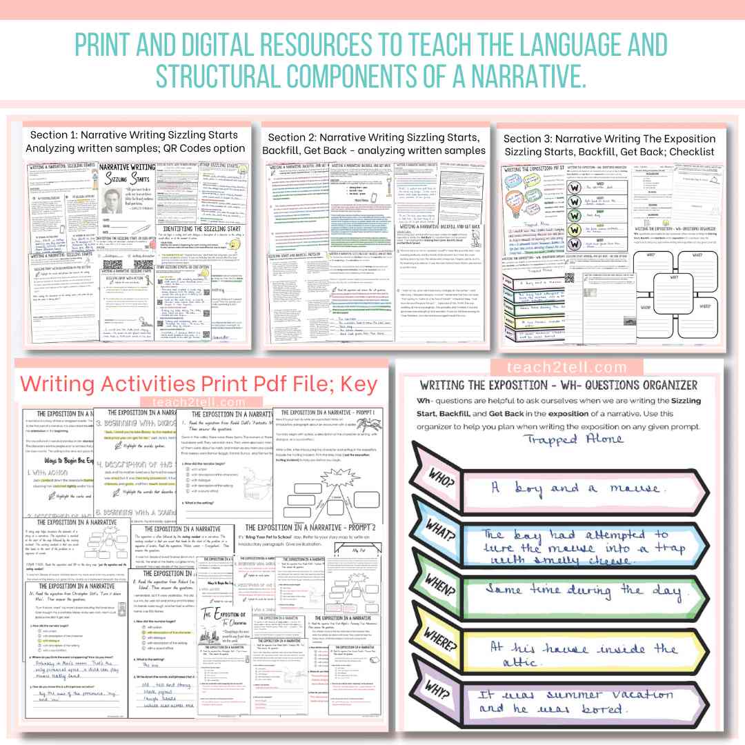 Narrative Writing Bundle Print & Digital Resources