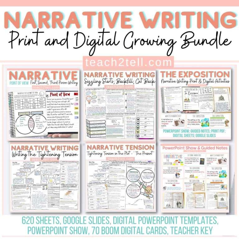Narrative Writing Ultimate Bundle Print & Digital Resources