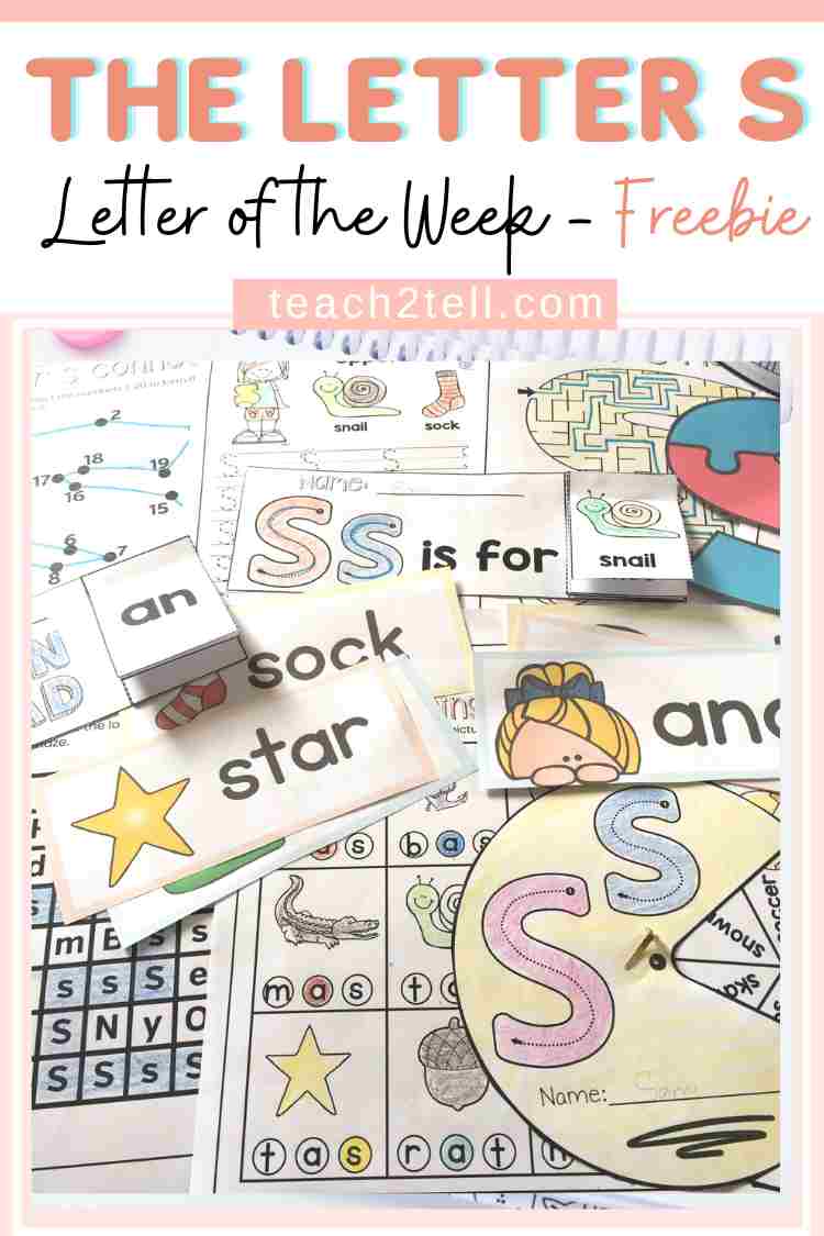 Free Letter S Worksheets and Crafts | Uppercase and Lowercase Letter S ...