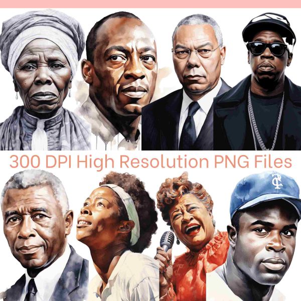 Black History Month Bulletin Board Stunning Figures Clipart