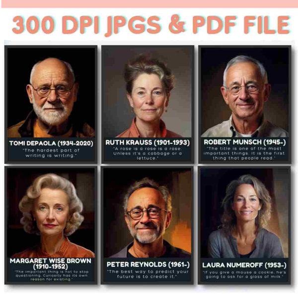 Famous Author Quotes: Inspiring Literary Quote Wall Art