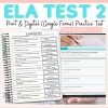 ELA Test Prep Grade 3, Grade 4, Grade 5 Essential Bundle