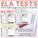 ELA Test Prep Grade 3, Grade 4, Grade 5 Essential Bundle
