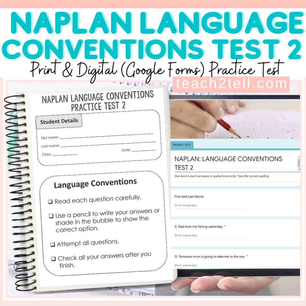 Naplan Test Preparation Year 3 and Year 5 Print and Online Comprehensive