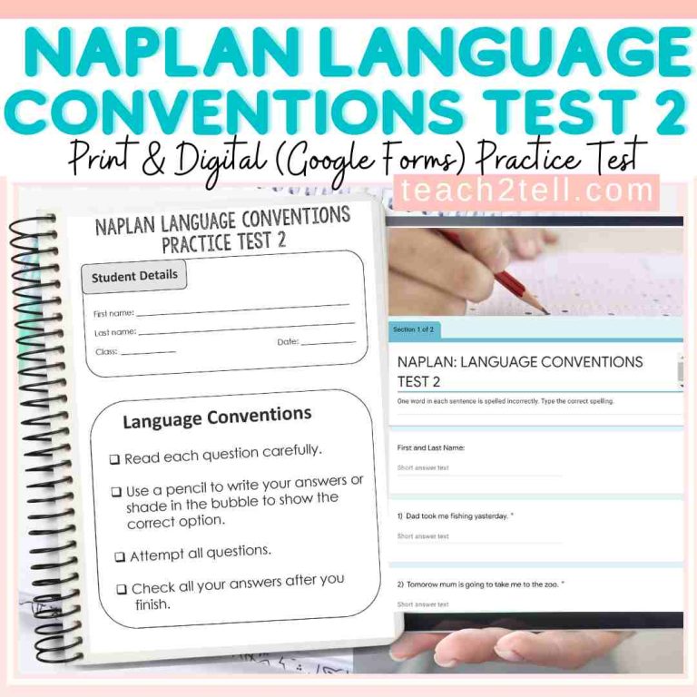 Naplan Test Preparation Year 3 and Year 5 Print and Online Comprehensive
