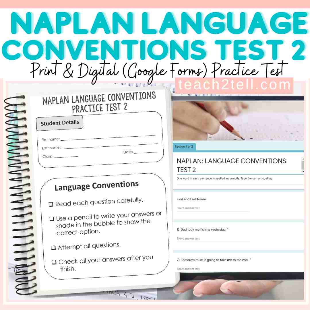 Naplan Test Preparation Year 3 and Year 5 Print and Online Comprehensive