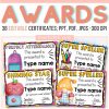 38 Student Awards Free Rewards For Elementary Students