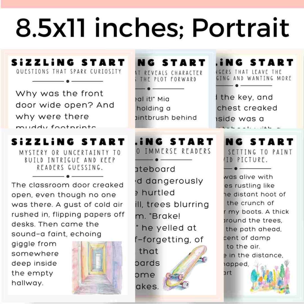 Strong Leads For Narrative Writing Sizzling Starts Free