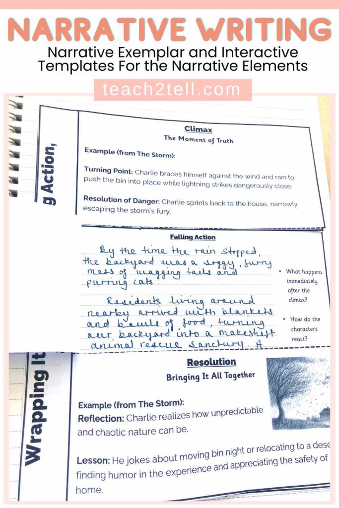 Free Interactive Narrative Writing Notebook for Educators