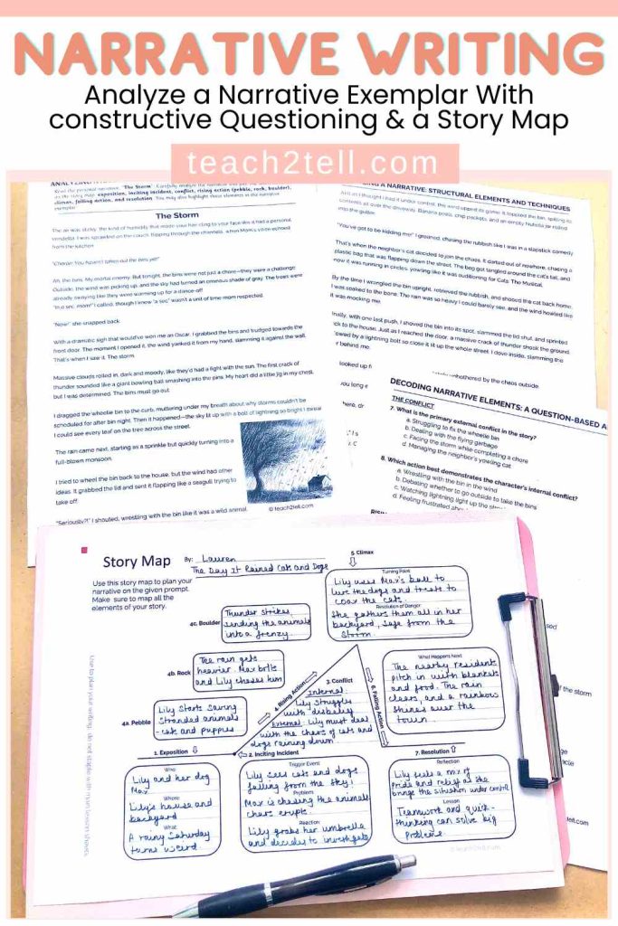 Free Interactive Narrative Writing Notebook for Educators