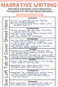 Free Interactive Narrative Writing Notebook for Educators
