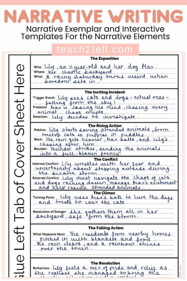 Free Interactive Narrative Writing Notebook for Educators