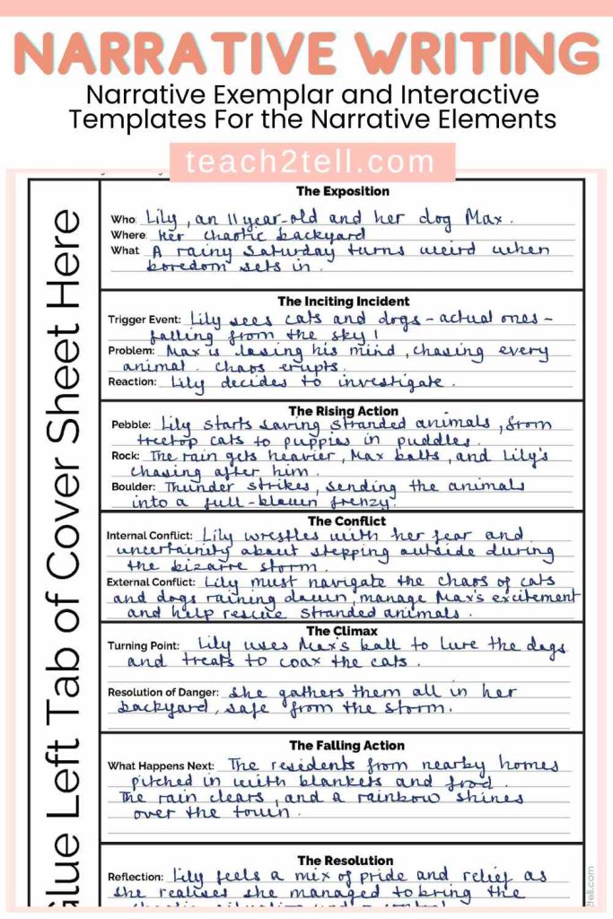 Free Interactive Narrative Writing Notebook for Educators