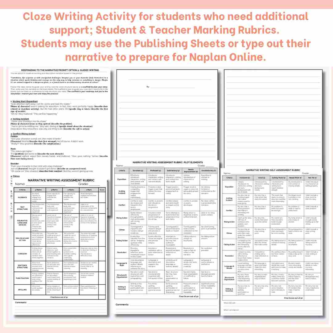 Naplan Narrative Writing Success|Test Prep Year 5, 7 & 9