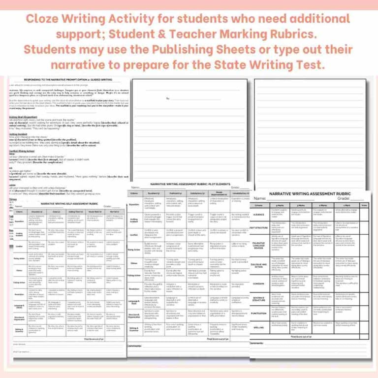 State Writing Assessments Narrative Writing Test Prep Success