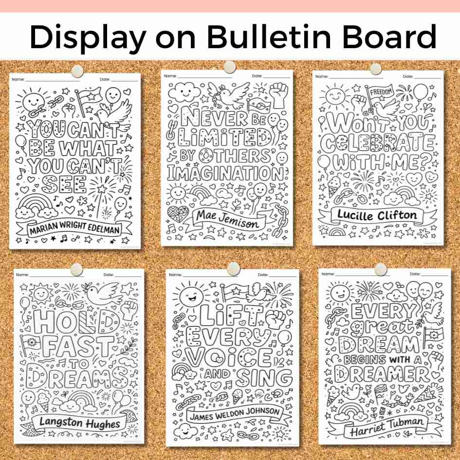 Juneteenth Coloring Pages Inspiring Quotes For Activities