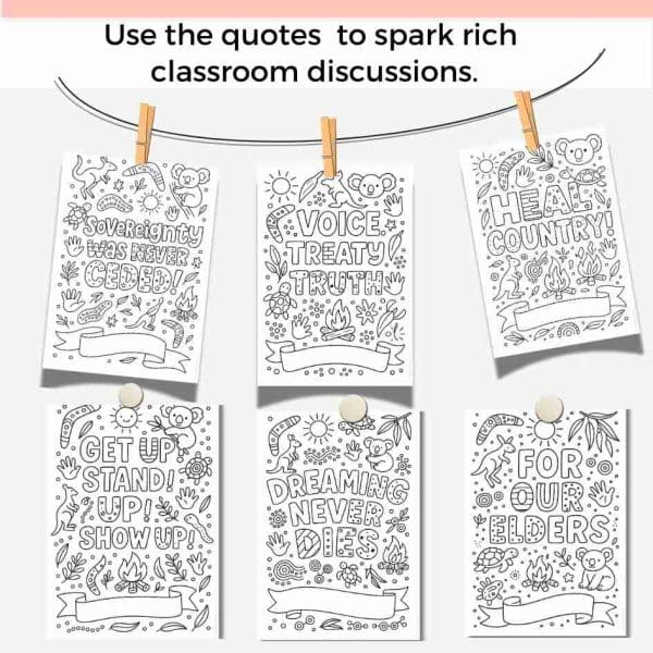 NAIDOC Week 2025 Activities: 32 Empowering Coloring Posters