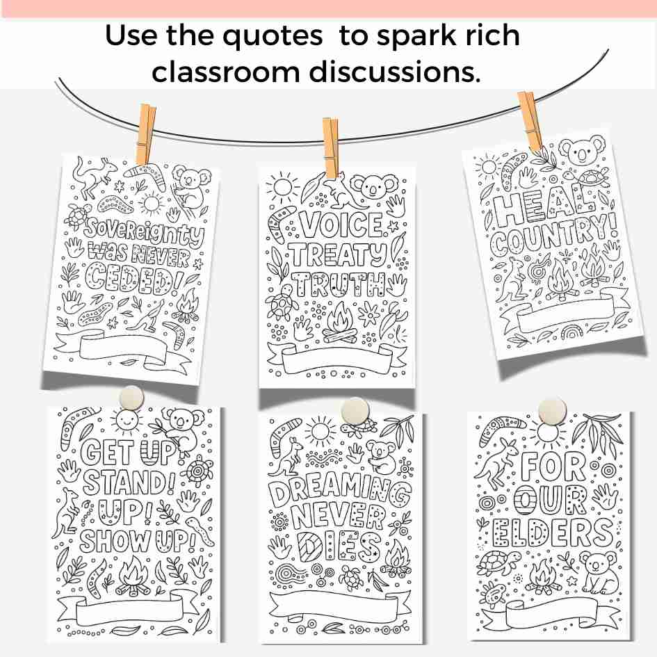 NAIDOC Week 2025 Activities: 32 Empowering Coloring Posters