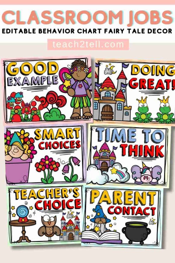 Classroom Decor Ideas: Fairy-Tale Theme with Growth Mindset