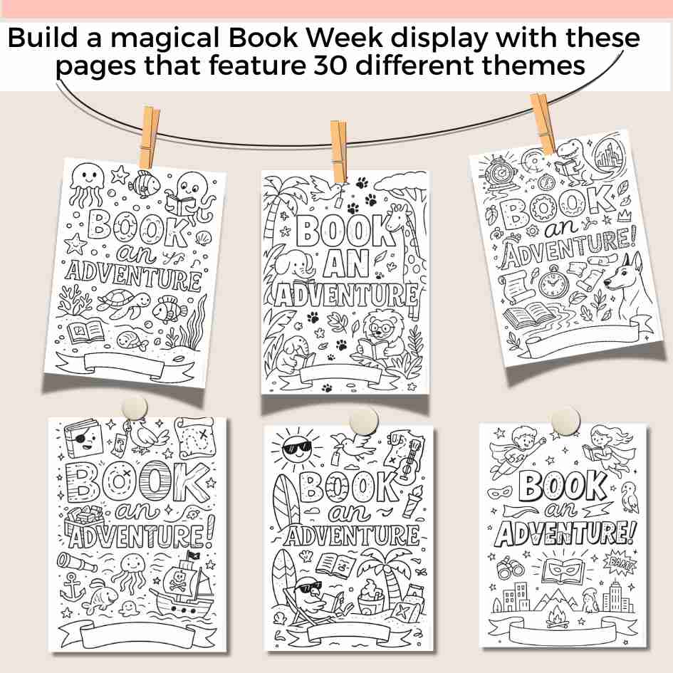 CBCA 2025 Book Week Colouring Pages