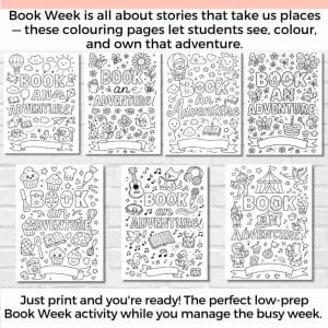 CBCA 2025 Book Week Colouring Pages