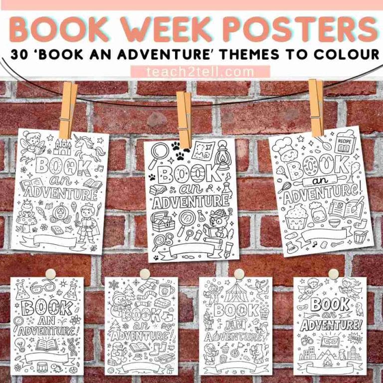 CBCA 2025 Book Week Colouring Pages