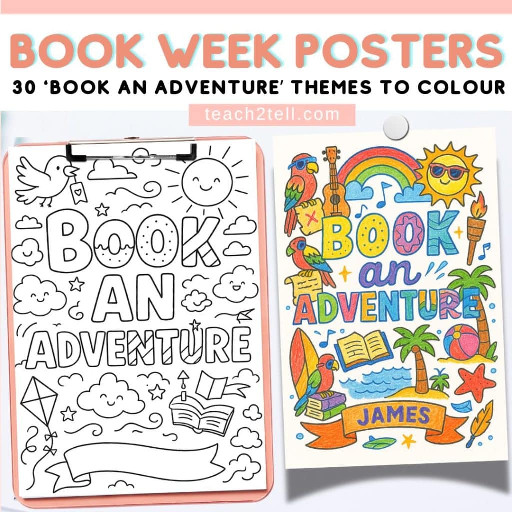 CBCA 2025 Book Week Colouring Pages