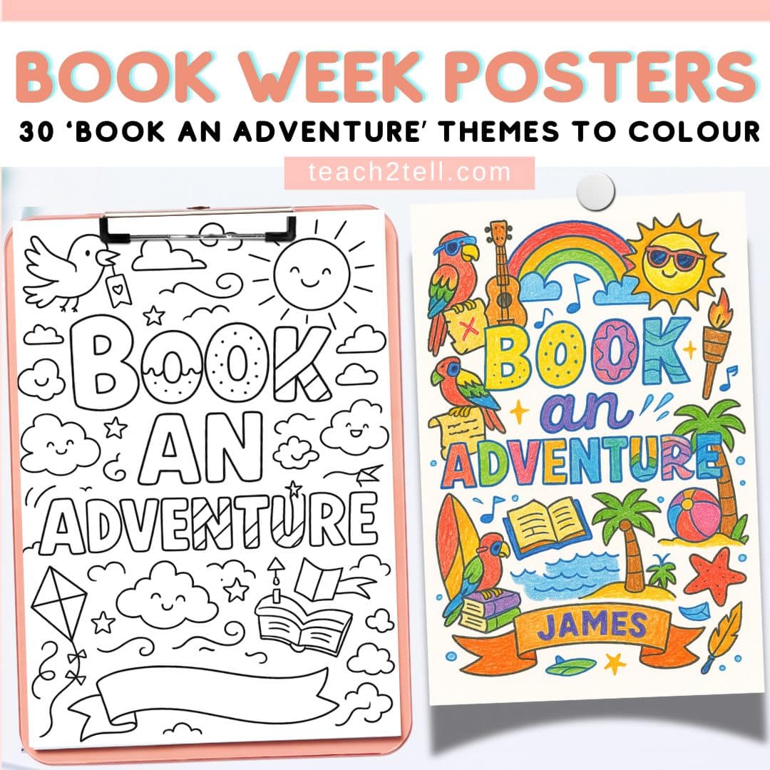 CBCA 2025 Book Week Colouring Pages
