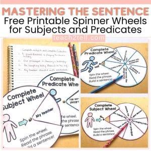 Complete Subject and Complete Predicate Simple Sentences: A Hands-On ...