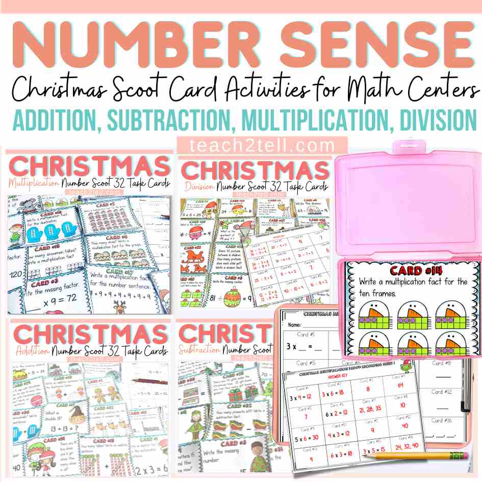 Number Sense Activities – 4 Fun Christmas Classroom Ideas